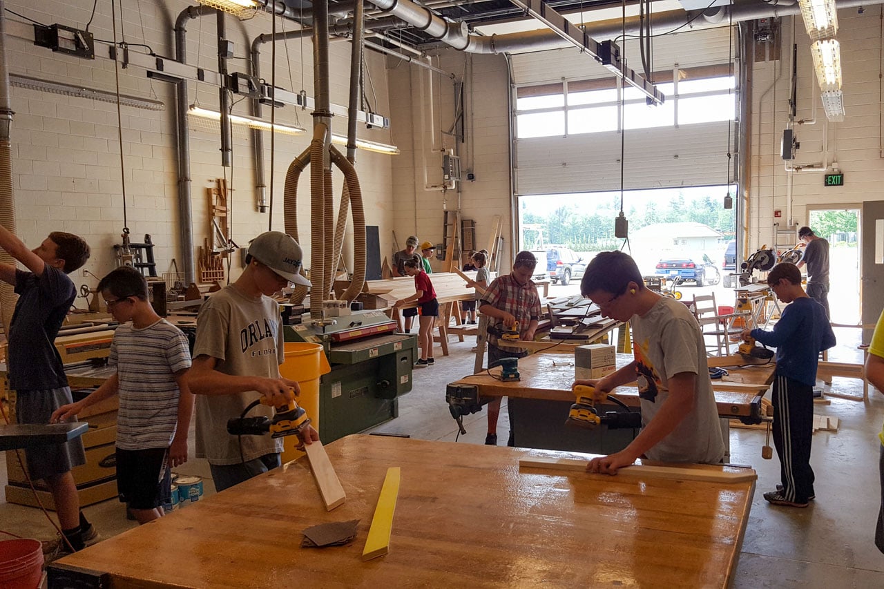 Construction Camp - Mt. Washington Valley School to Career Partnership